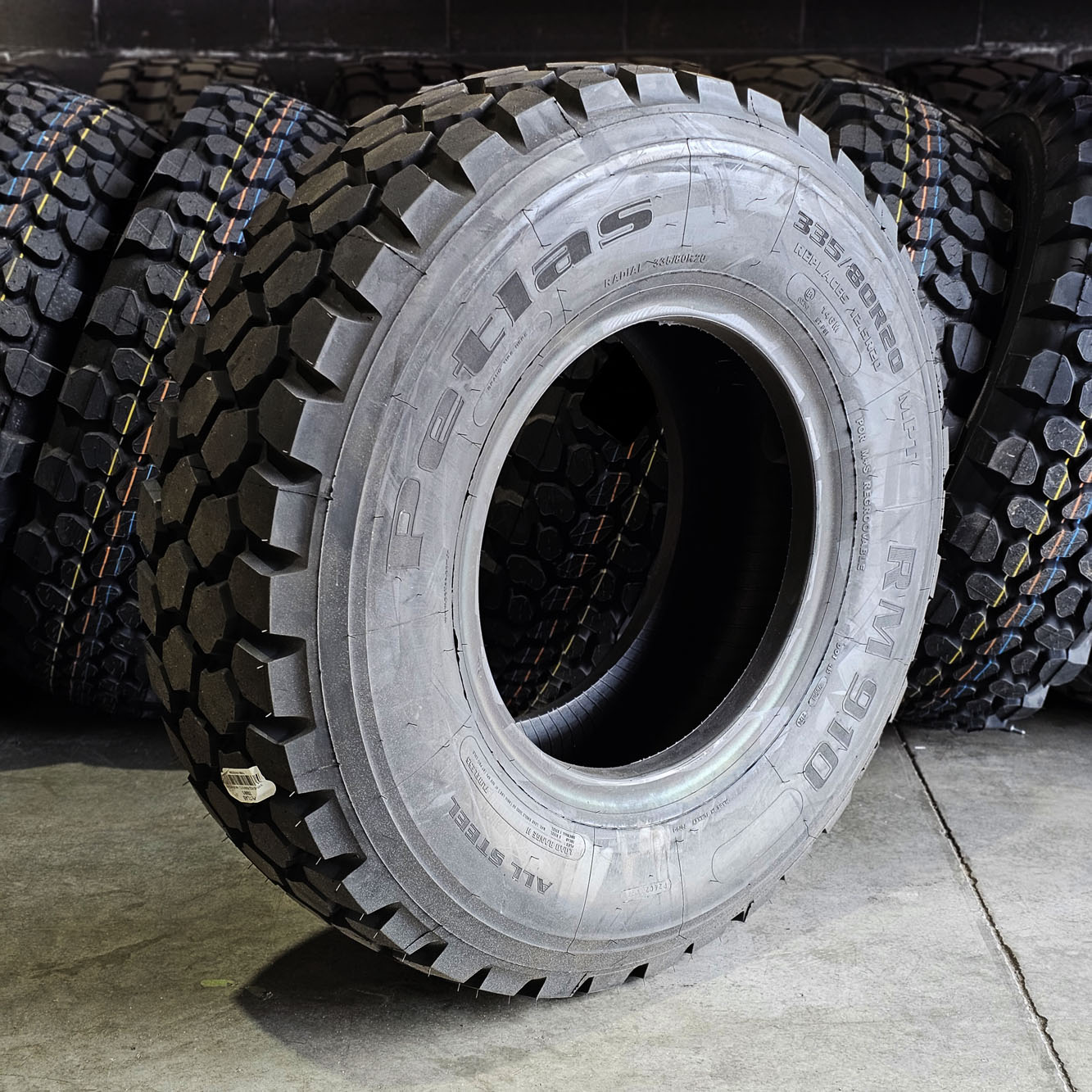 335/80r20 Petlas RM910 Military Tire : Buckstop Truckware